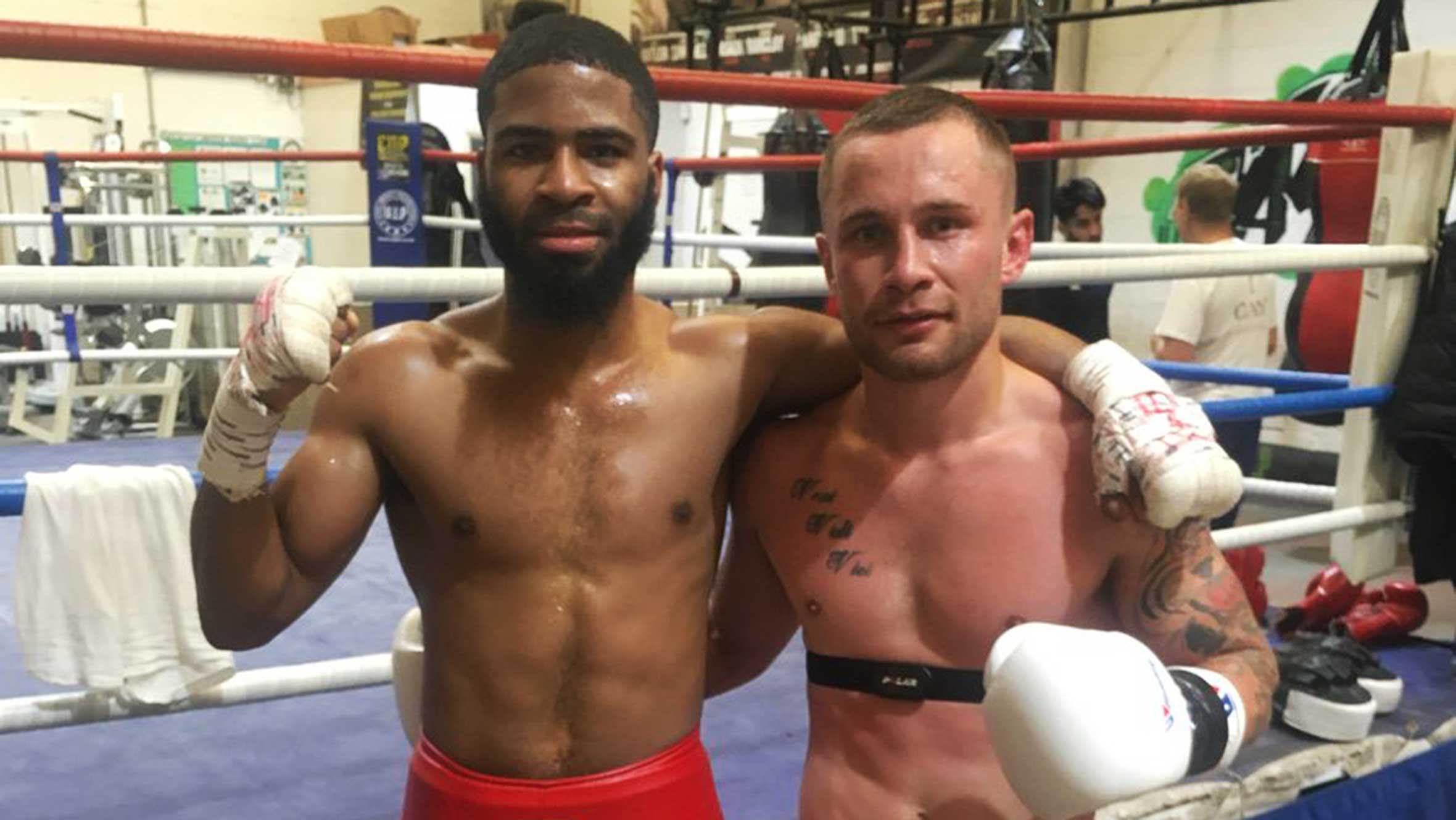 Stephen Fulton sharpening his skills in training camp with Carl Frampton