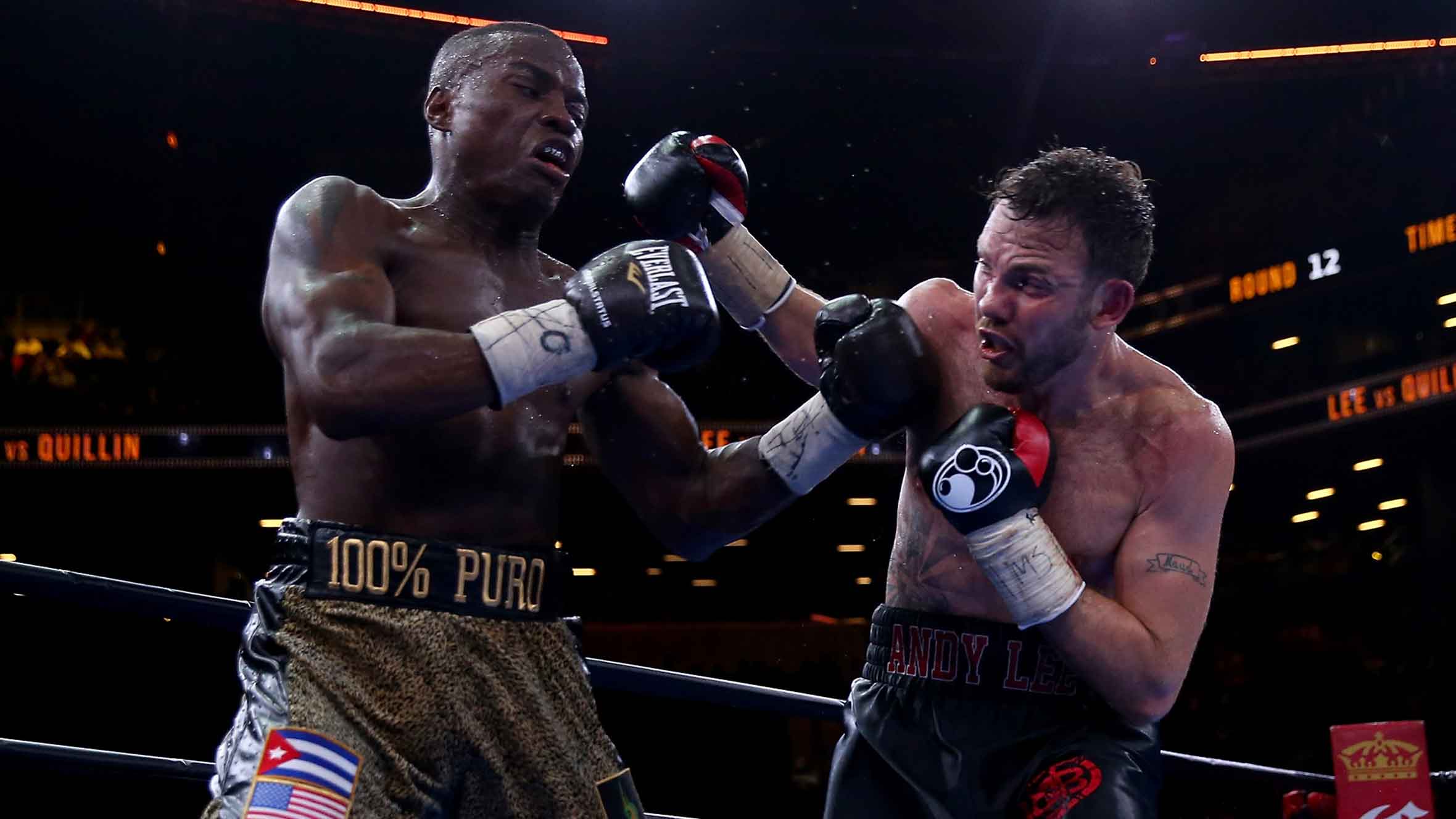 Peter Quillin and Andy Lee go bombs away in battling to a draw