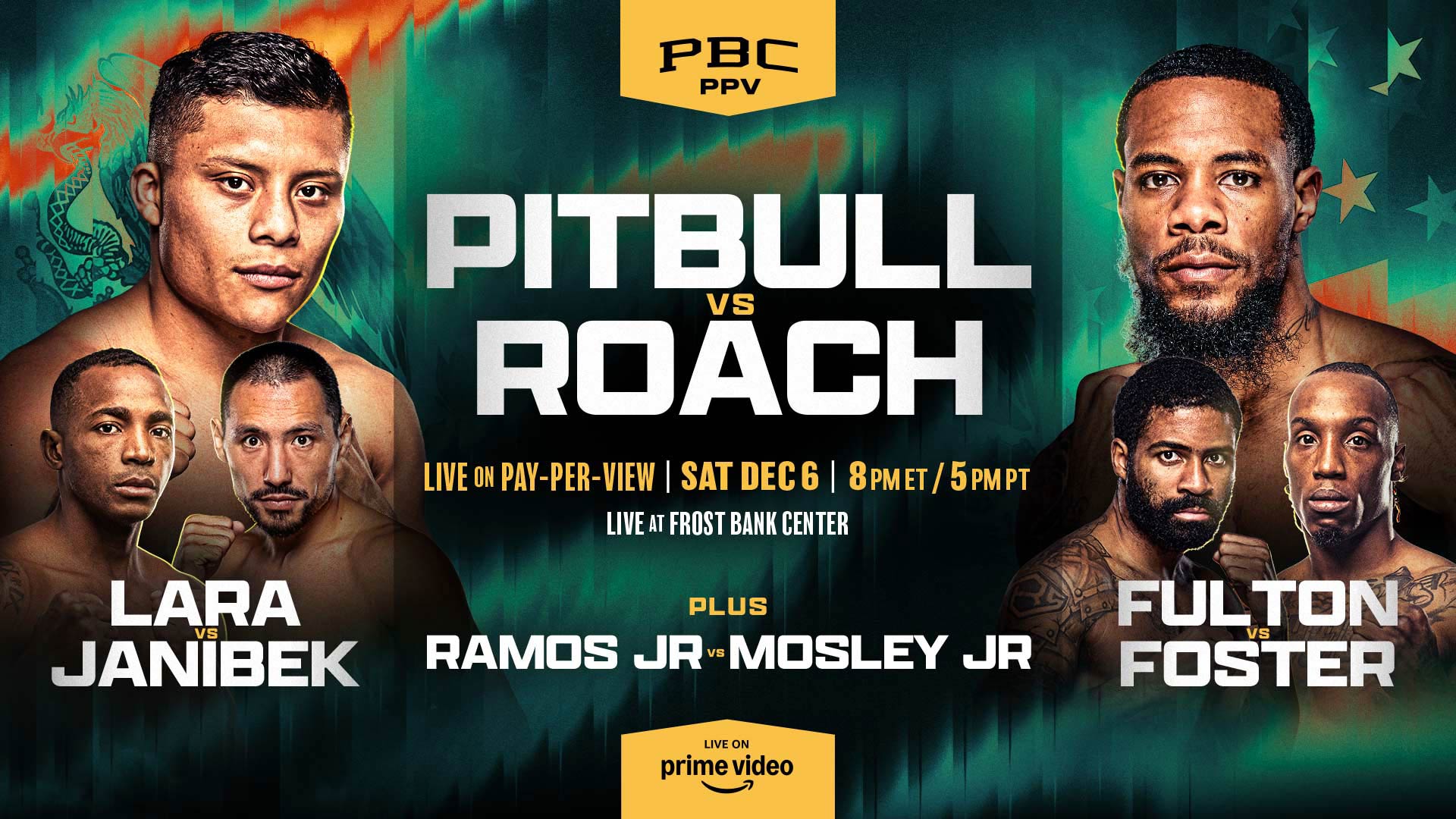 Lara vs. Janibek Highlights Star-Studded PPV Undercard on Dec. 6