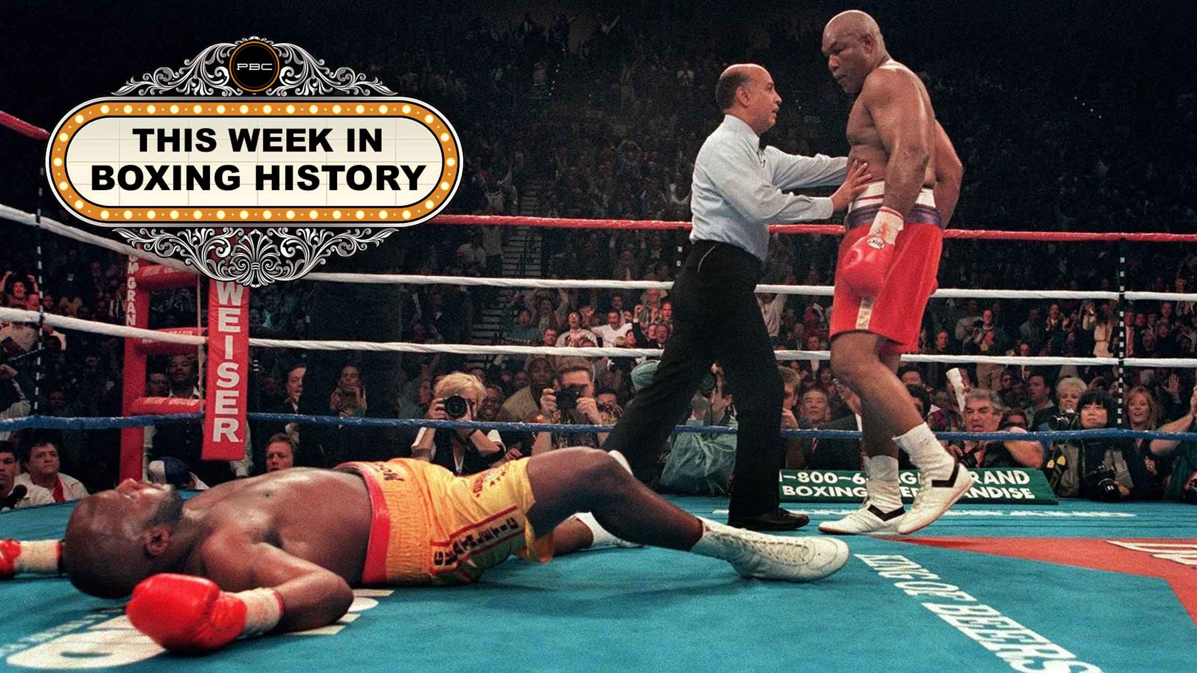 This week in boxing history: October 31-November 6
