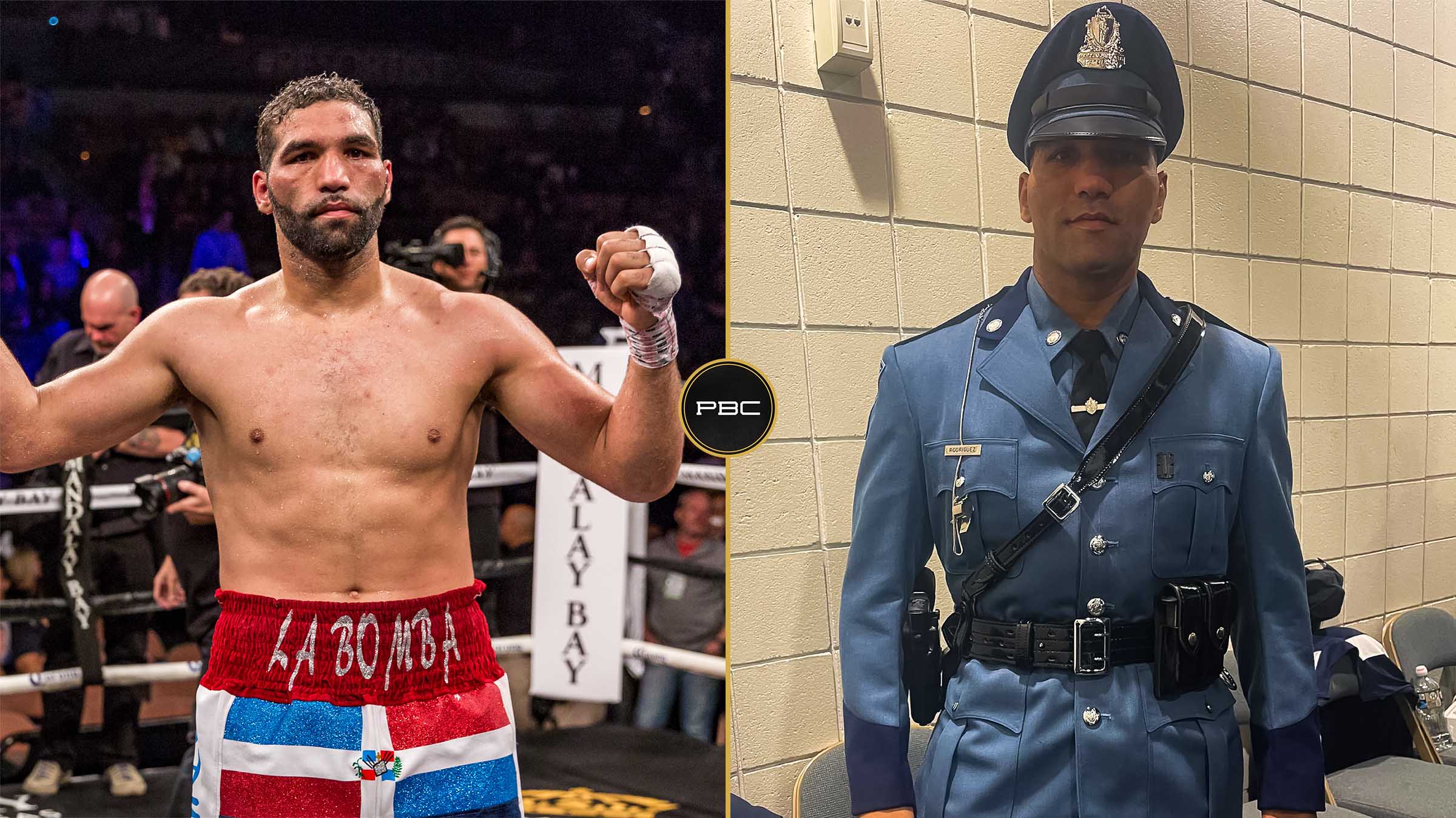 Edwin Rodriguez Begins a New Career as a Police Officer