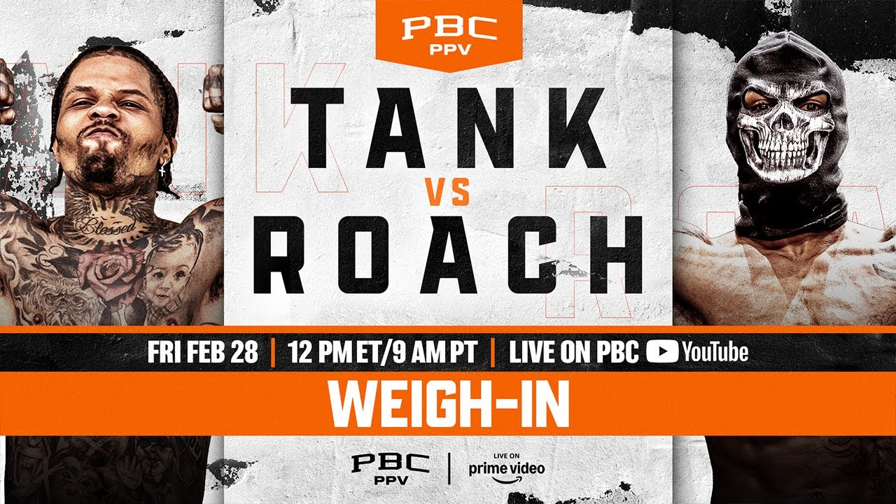 Tank vs. Roach WEIGH-IN | #TankRoach
